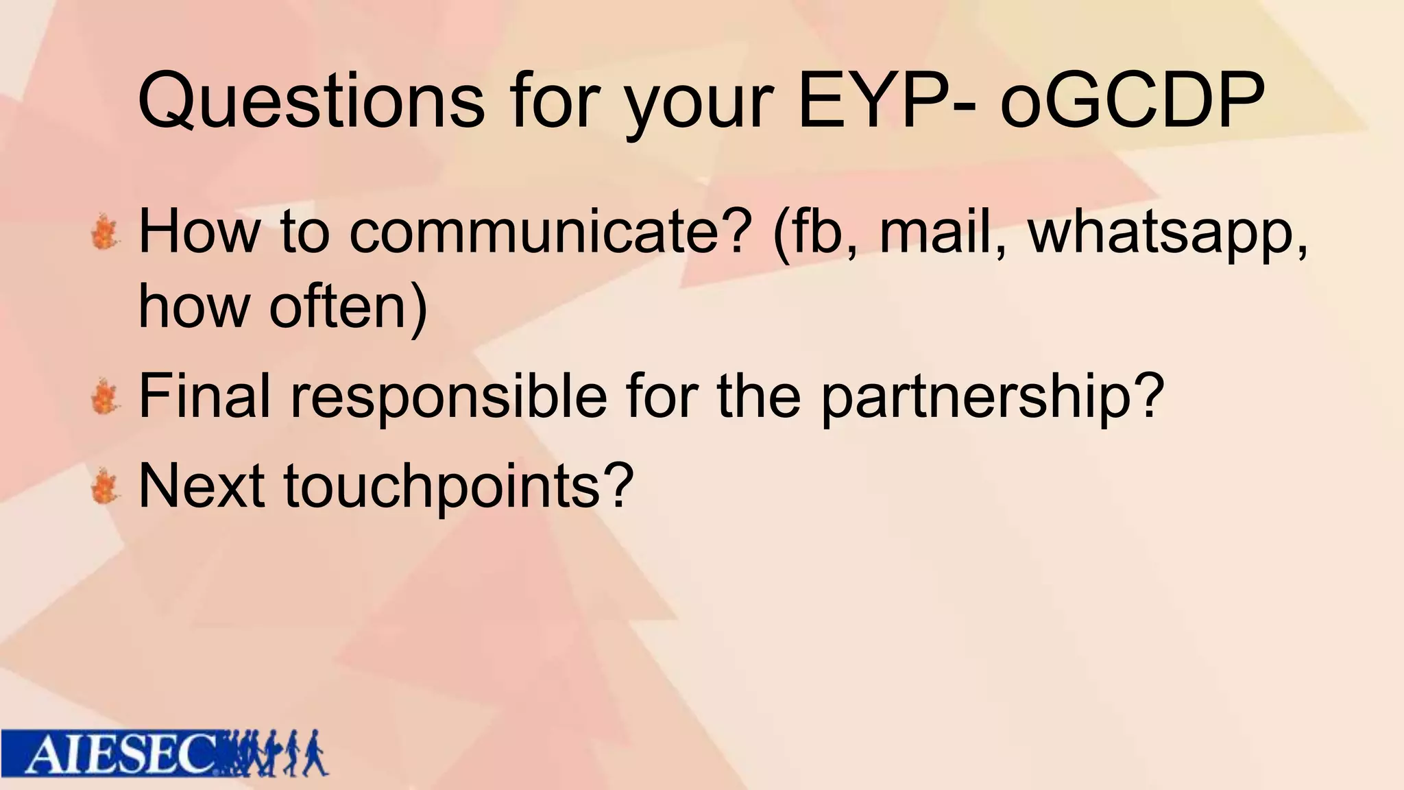 AIESEC - IR GUIDELINES FOR LC | PPTX