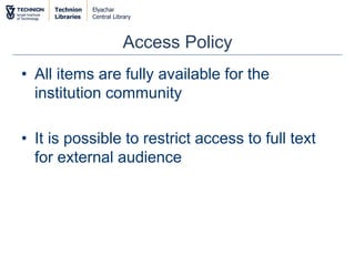 Technion IR: Institutional Repository with DSpace | PDF