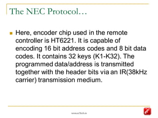 IR Based Home Automation | PPT