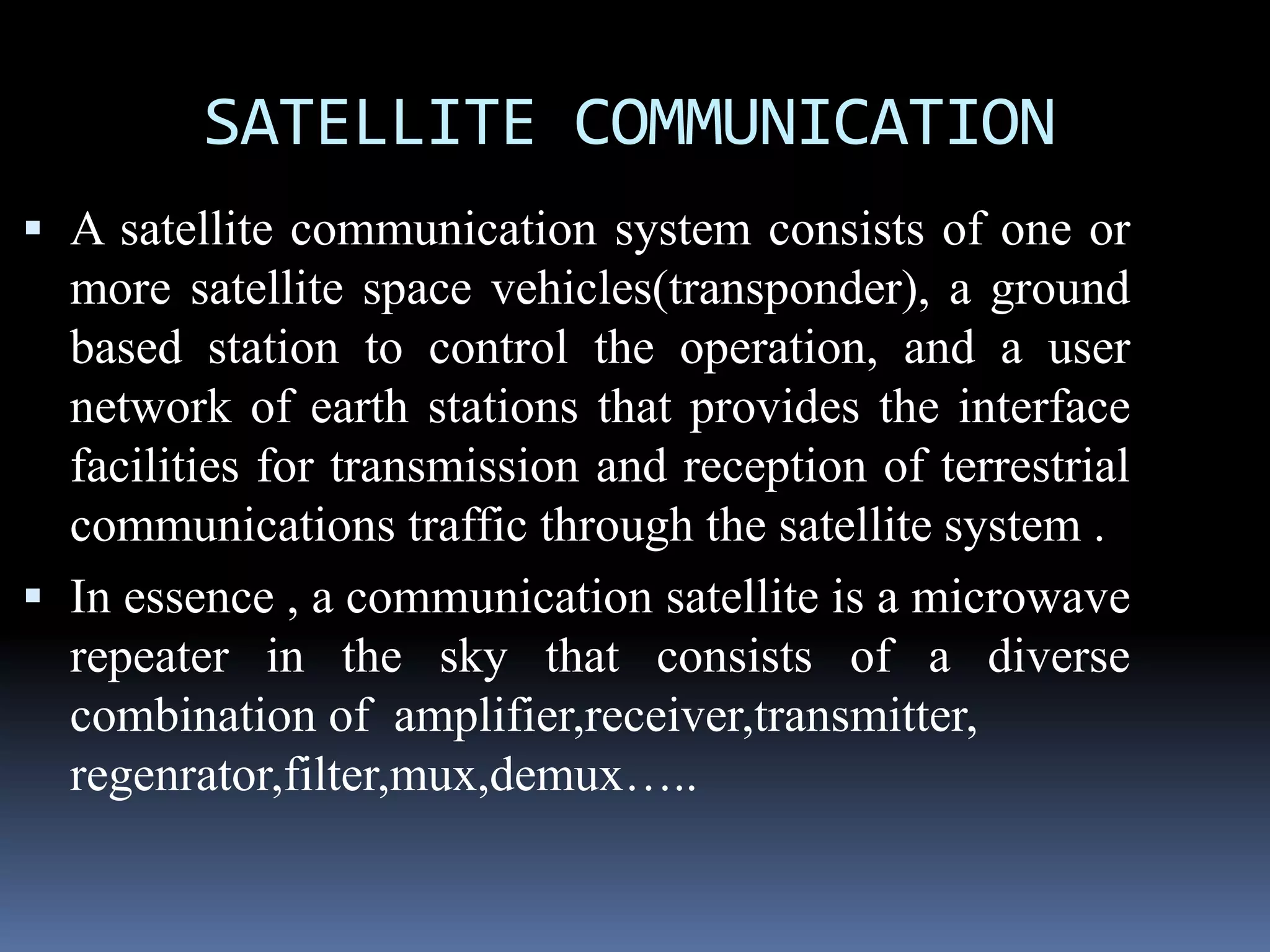 Iridium satellite system | PPTX