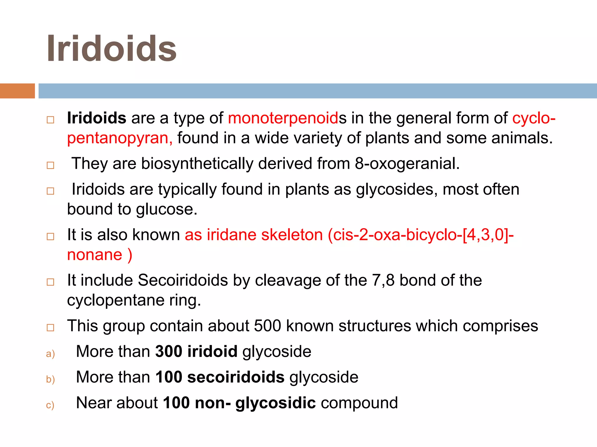 IRIDOIDS AND NAPHTHAQUINONES.pptx