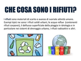 I RIFIUTI | PPTX