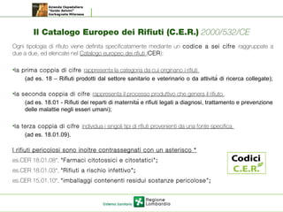 I rifiuti sanitari ed il loro corretto smaltimento | PPT