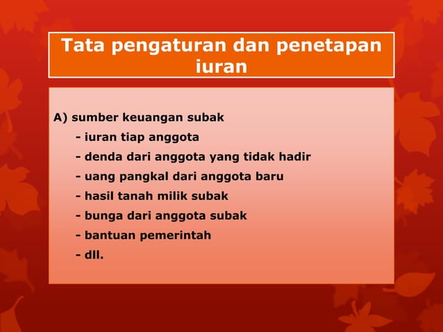 Irigasi Subak di Bali | PPTX