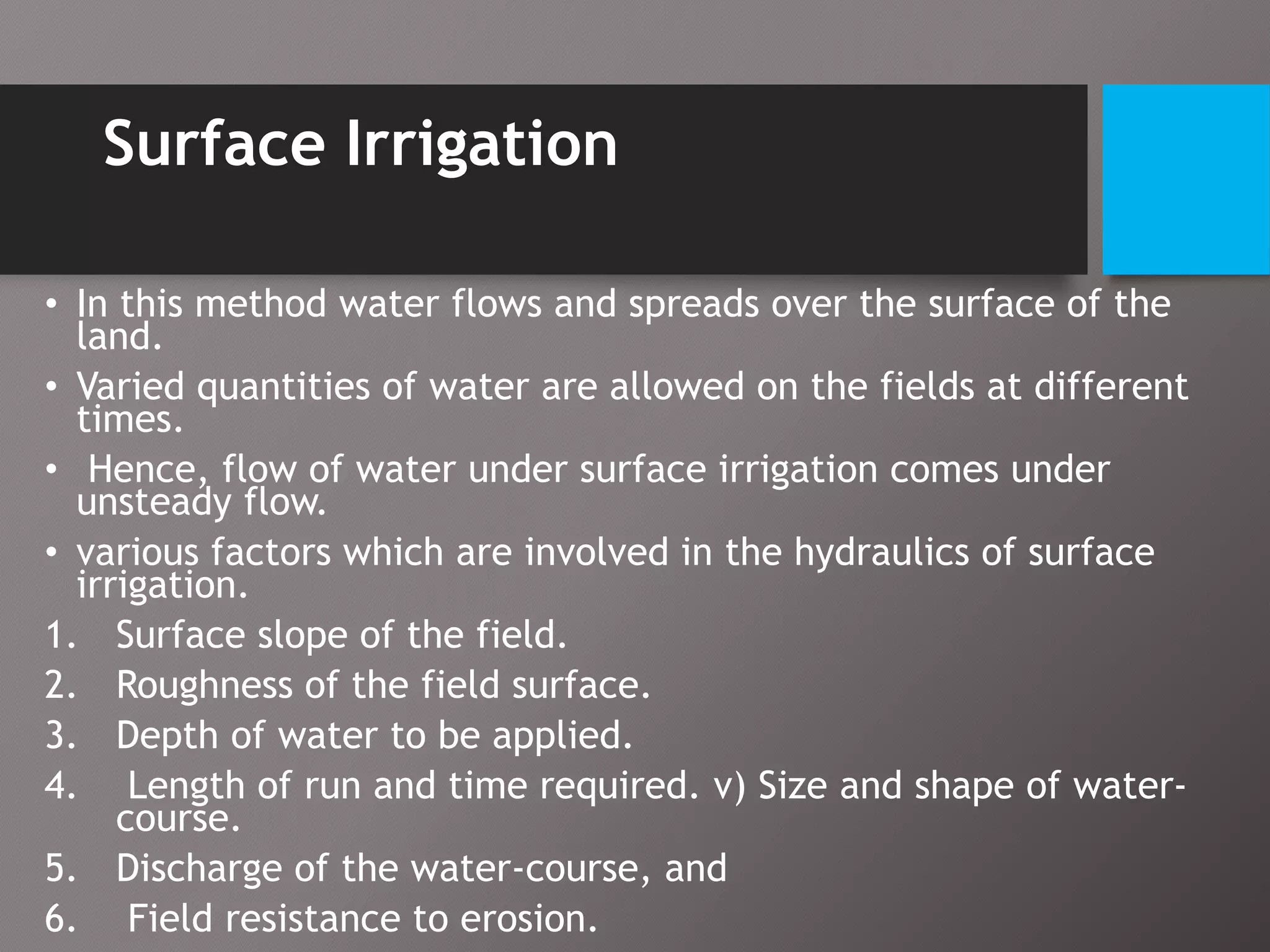 Irigation types | PPTX