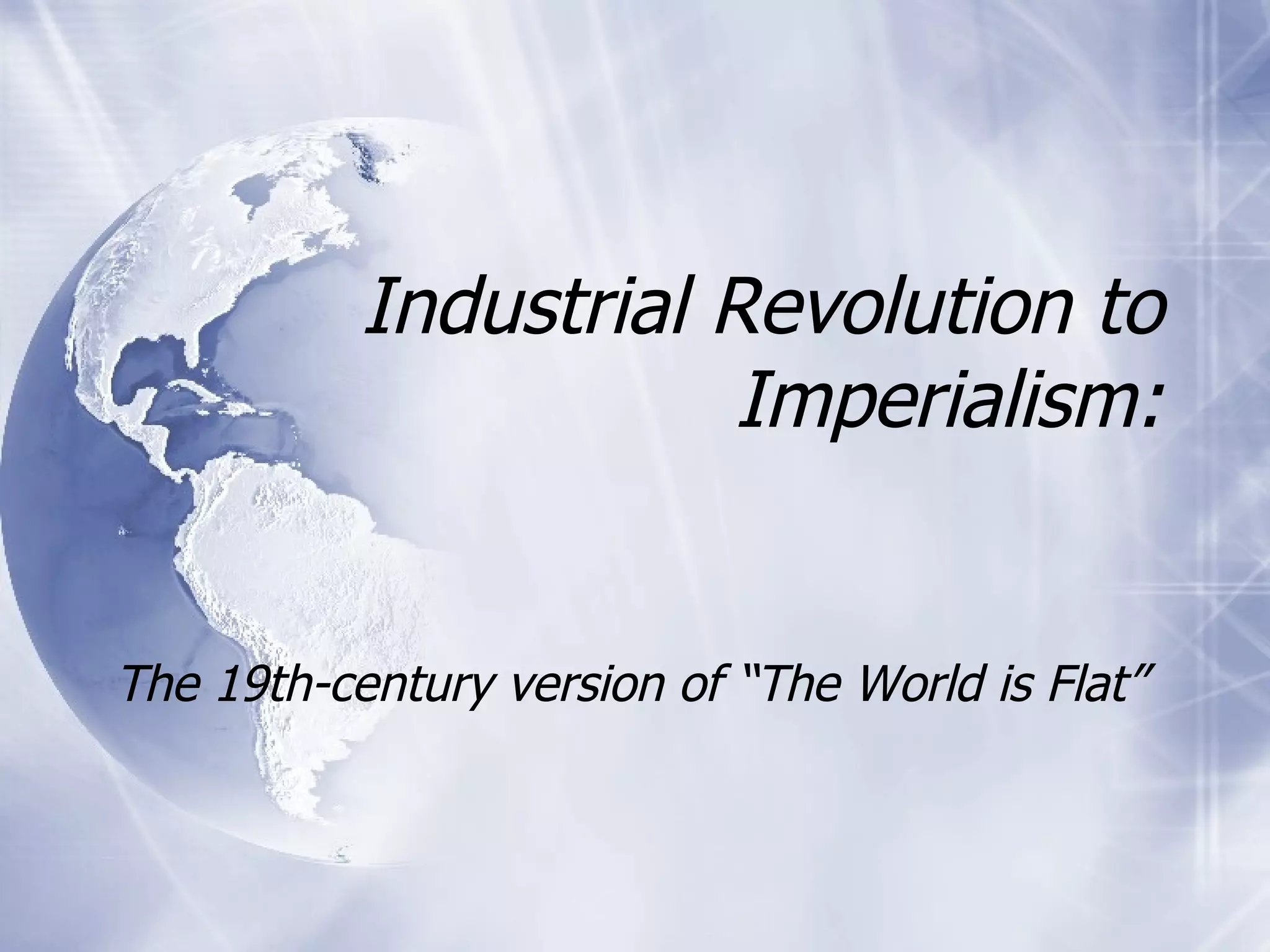 IR to Imperialism | PPT
