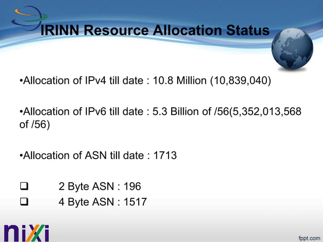 IRINN update | PPT