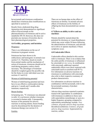 Irinotecan hydrochloride Injection Taj Pharma SmPC | PDF