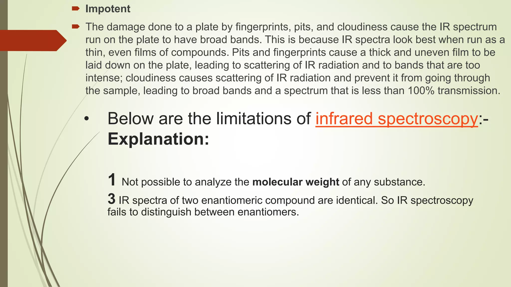 instrumentation of IR spectroscopy slides ppr. | PPTX