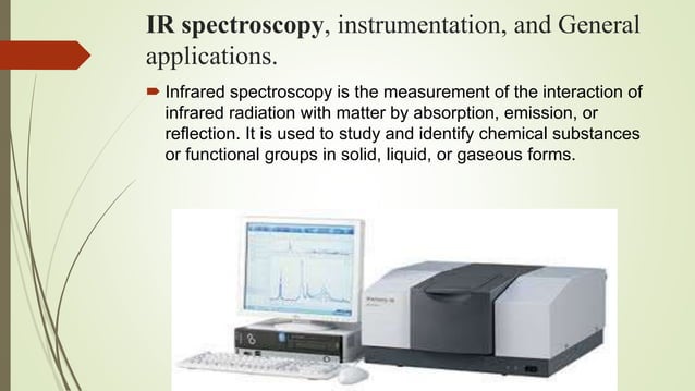 instrumentation of IR spectroscopy slides ppr. | PPT