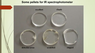 instrumentation of IR spectroscopy slides ppr. | PPTX