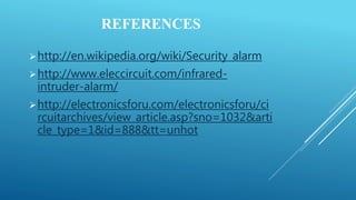 IR intruder alarm | PPT