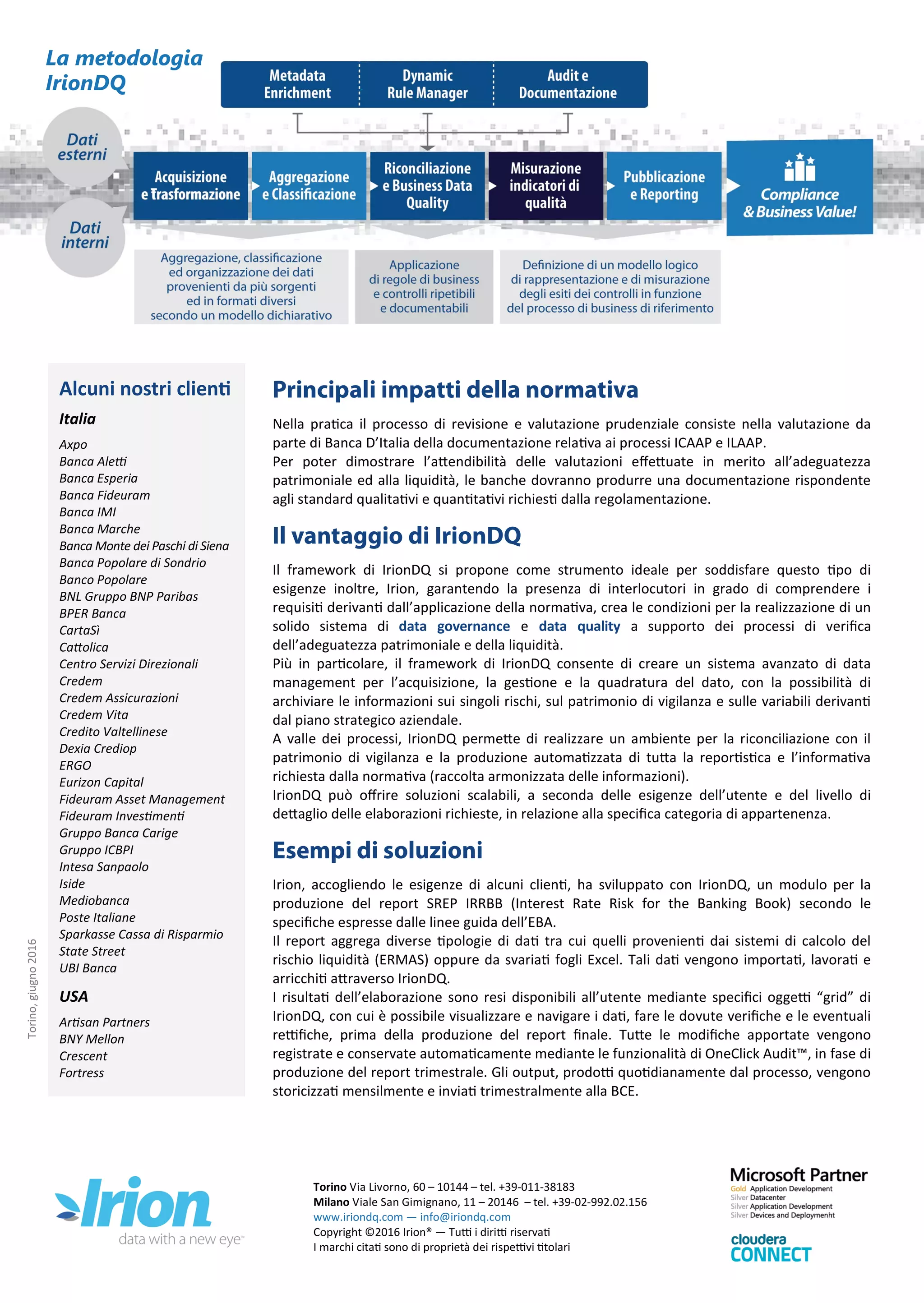 IrionDQ 2016 e lo SREP (Supervisory Review and Evaluation Process) | PDF | Databases | Computer ...