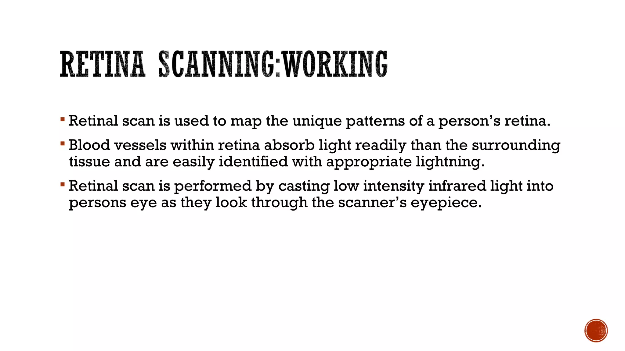 Iris/Retina Identification System | PPT
