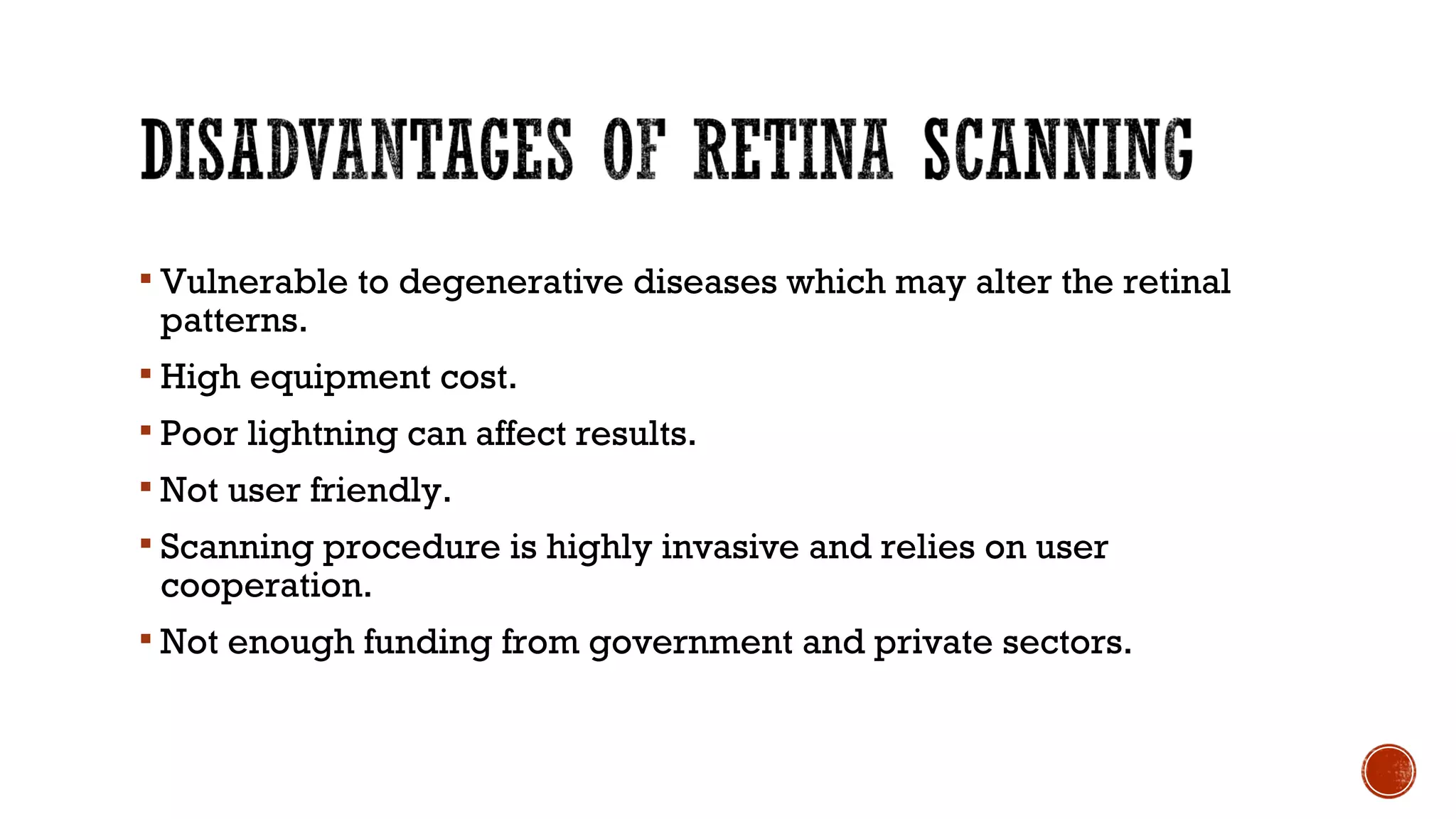 Iris/Retina Identification System | PPT