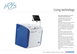 IRIS Radiopharmaceutical Injector | Comecer | PDF