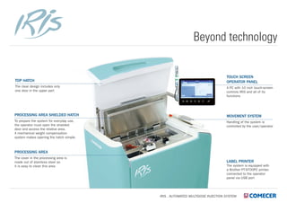 IRIS Radiopharmaceutical Injector | Comecer | PDF