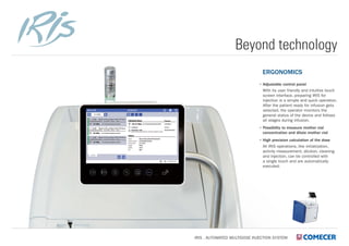 IRIS Radiopharmaceutical Injector | Comecer | PDF