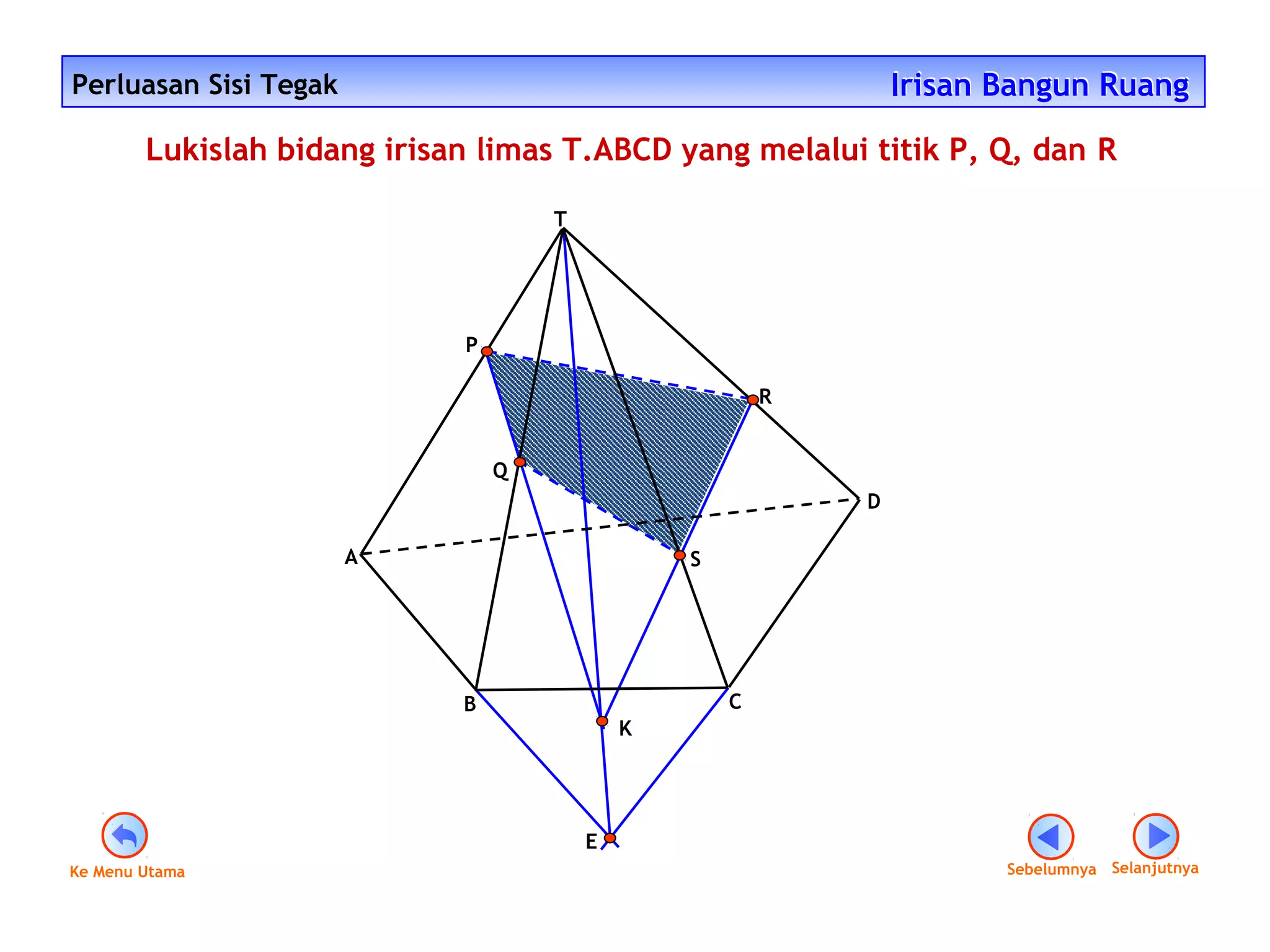 Irisan bidang-lengkap | PPT