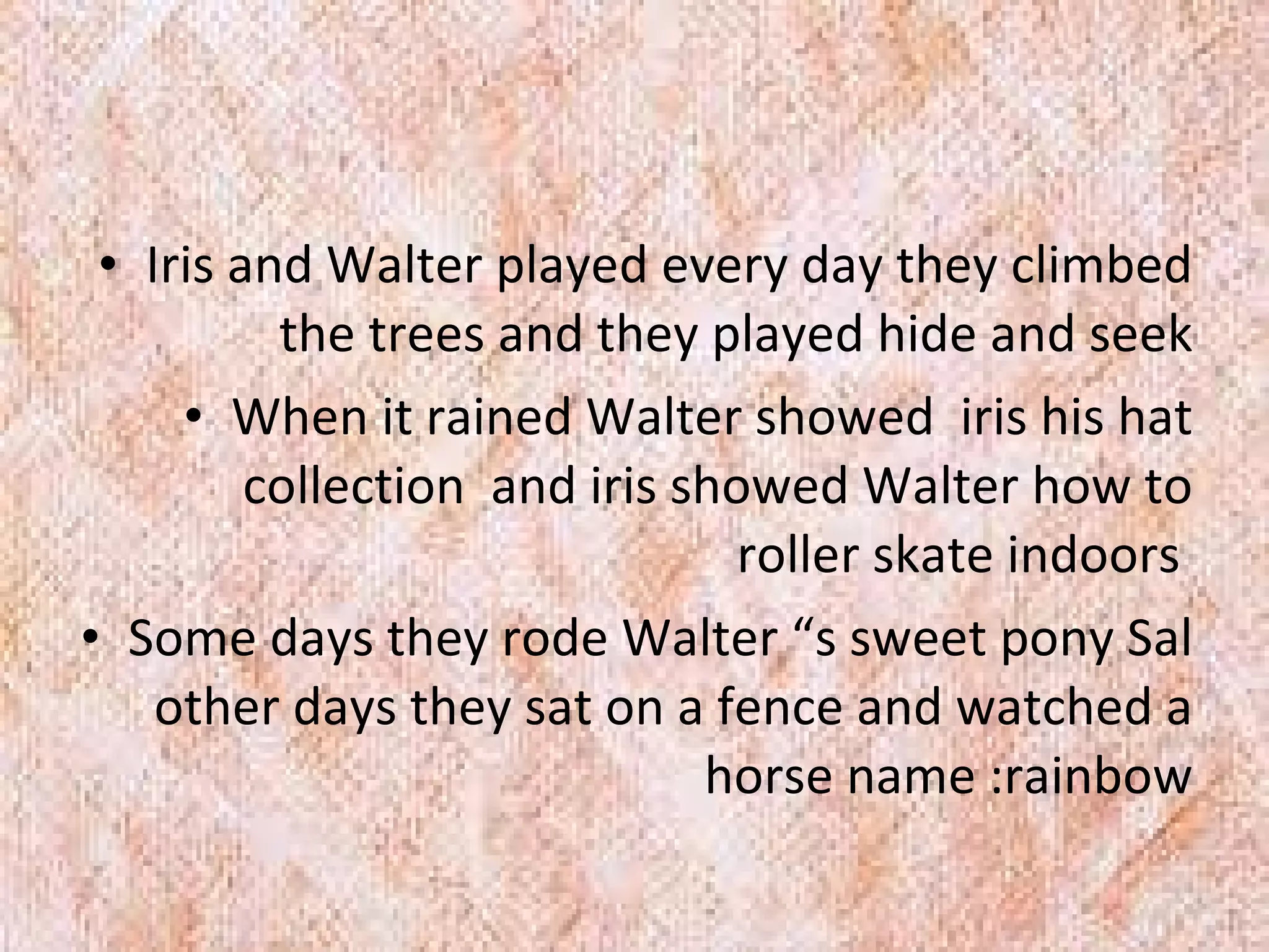 Iris and walter | PPT