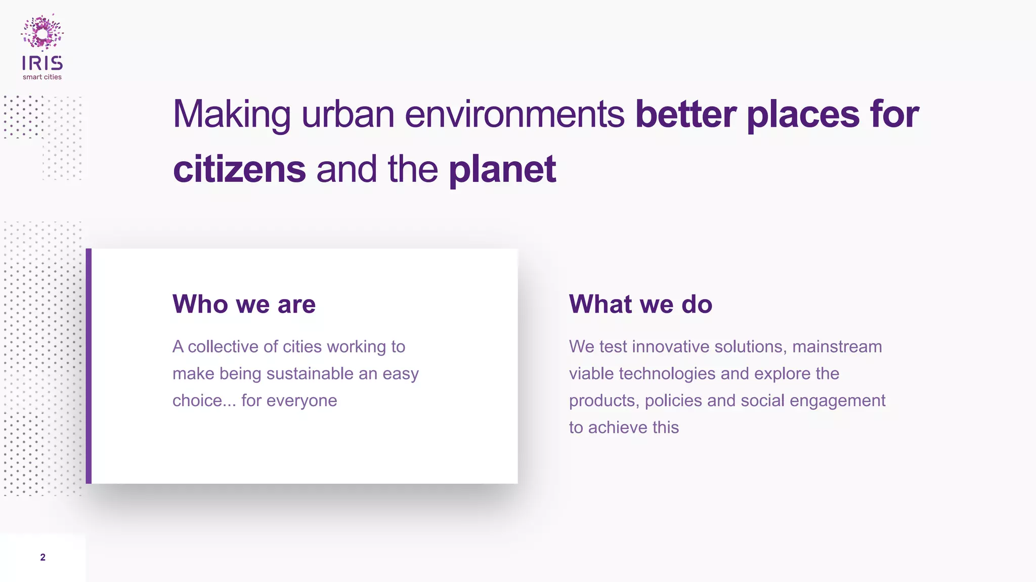 IRIS Smart Cities: an introduction to co-creating smart & sustainable cities | PDF