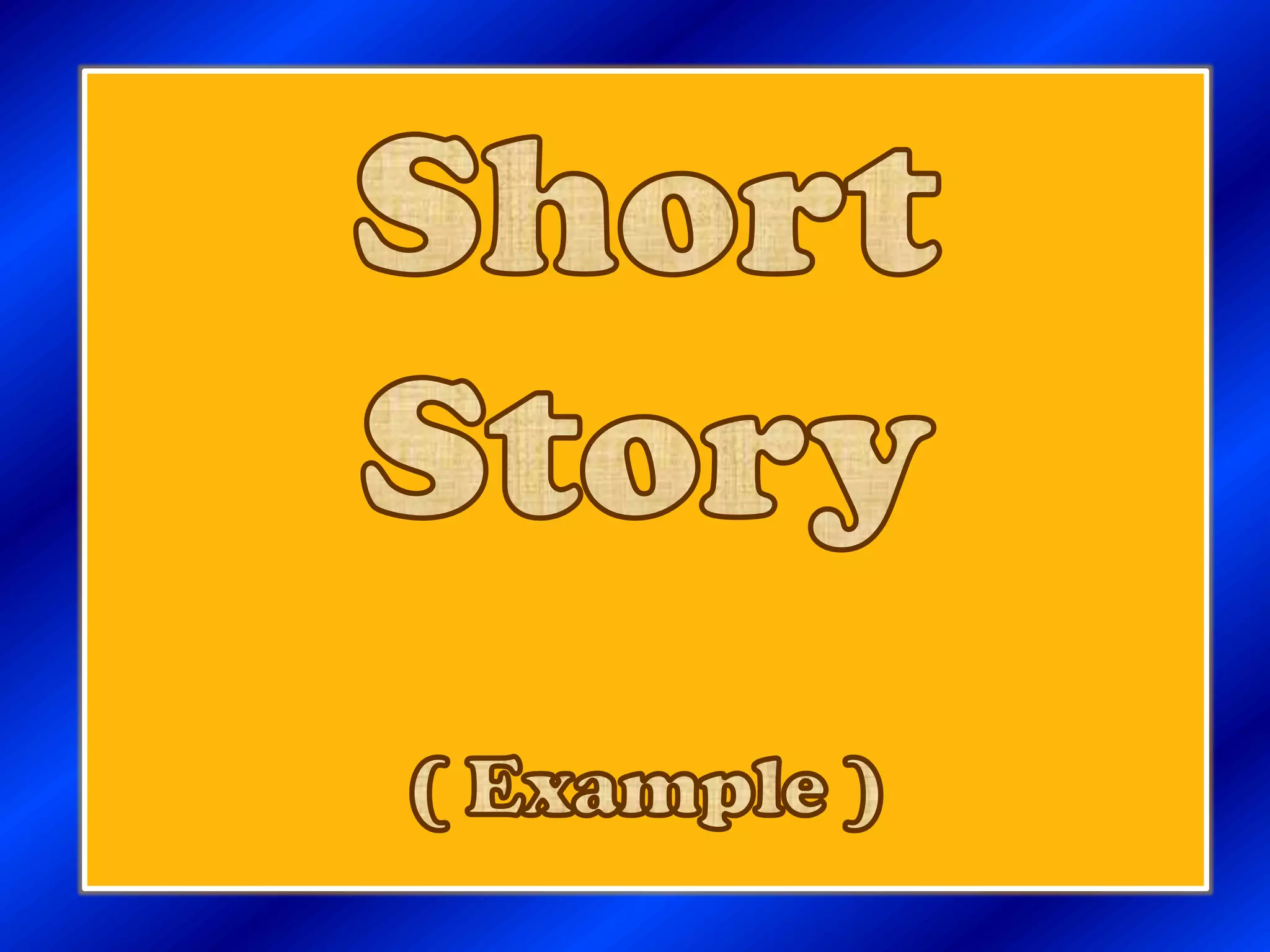 Epic, Fable, Short Story, Legend | PPTX