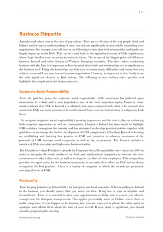 Irish business culture guide - Learn about Ireland | PDF
