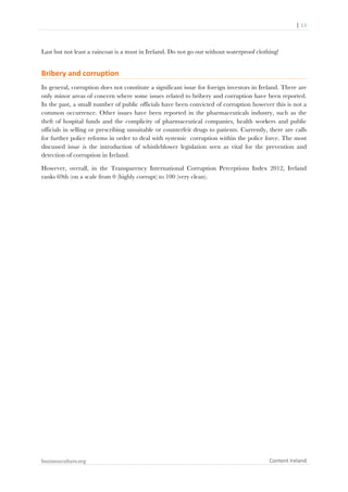 Irish business culture guide - Learn about Ireland | PDF