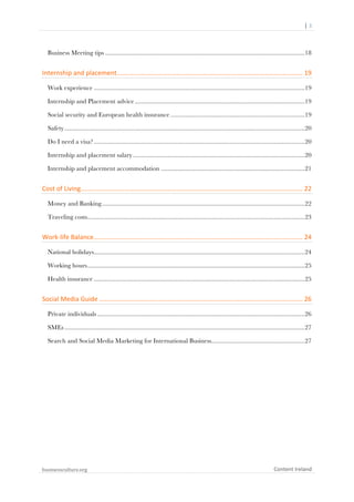 Irish business culture guide - Learn about Ireland | PDF