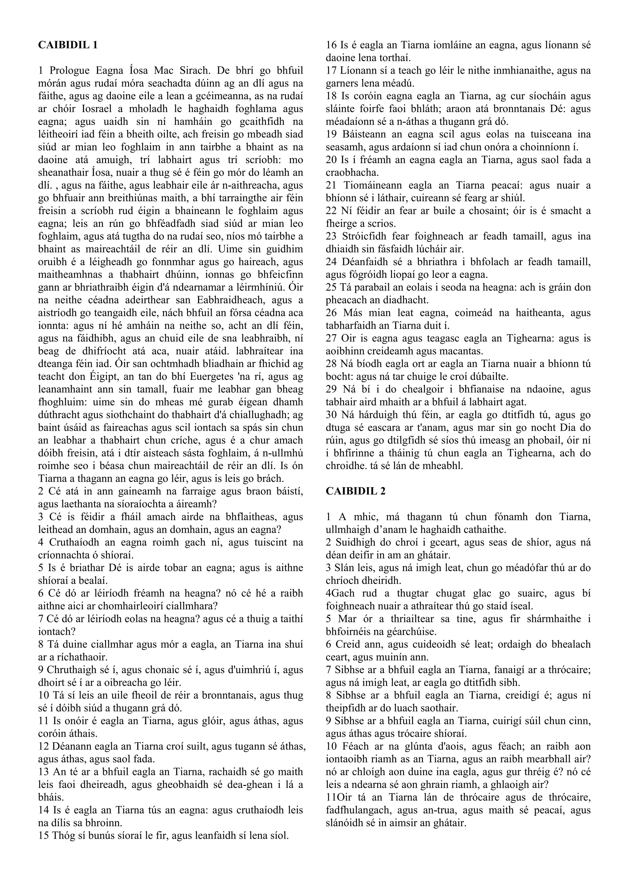 Irish - Ecclesiasticus.pdf
