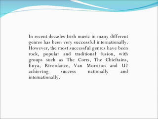 Irish Music project | PPT