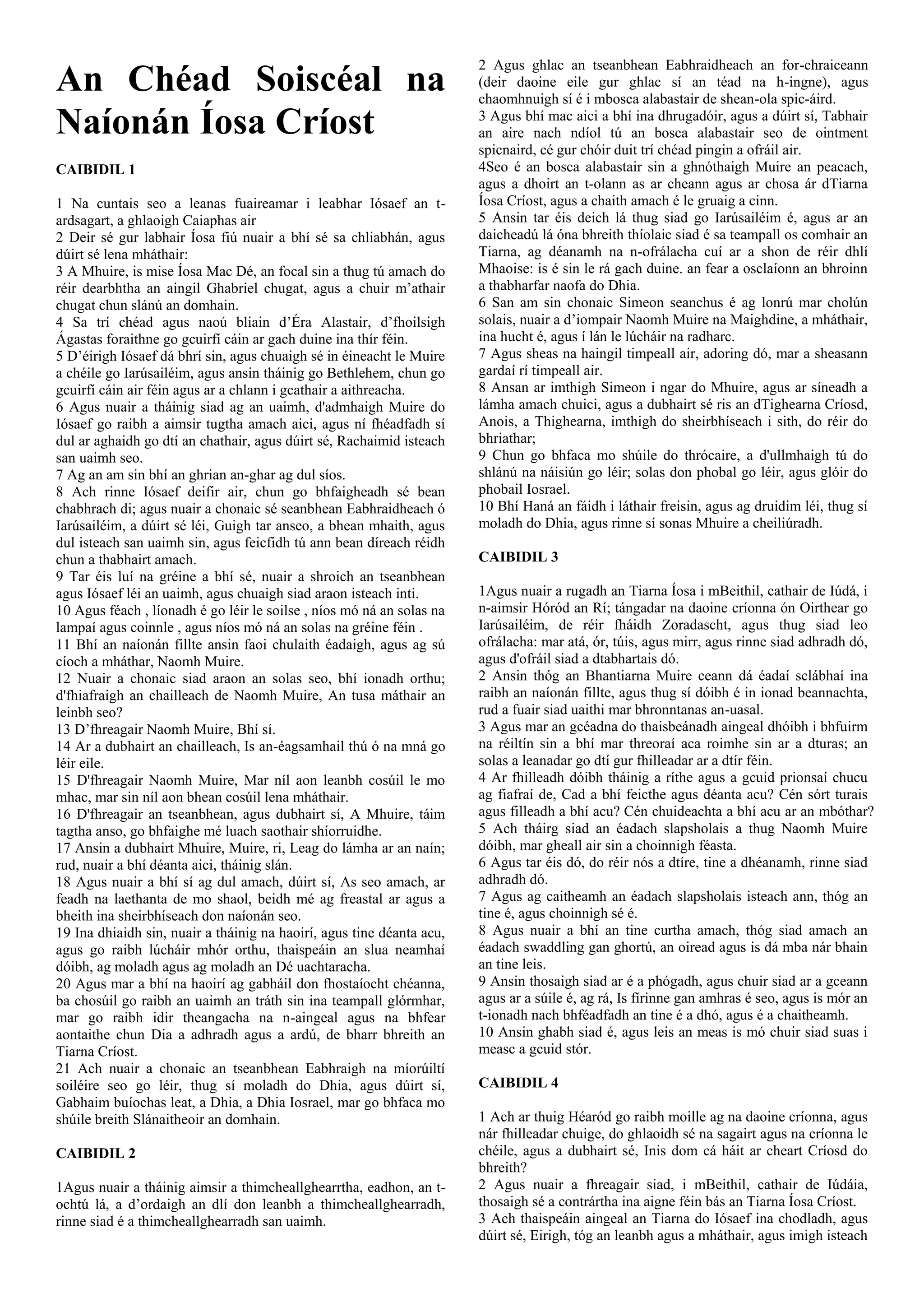 Irish - The First Gospel of the Infancy of Jesus Christ.pdf