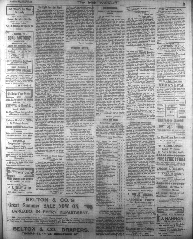 Irish worker 2 August 1913 | PDF