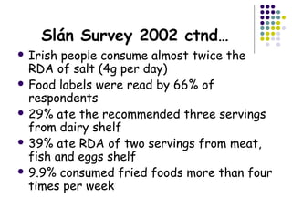 Irish diet | PPT