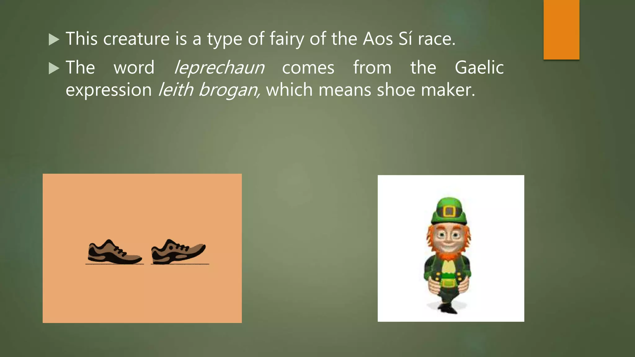 Irish fairies | PPTX