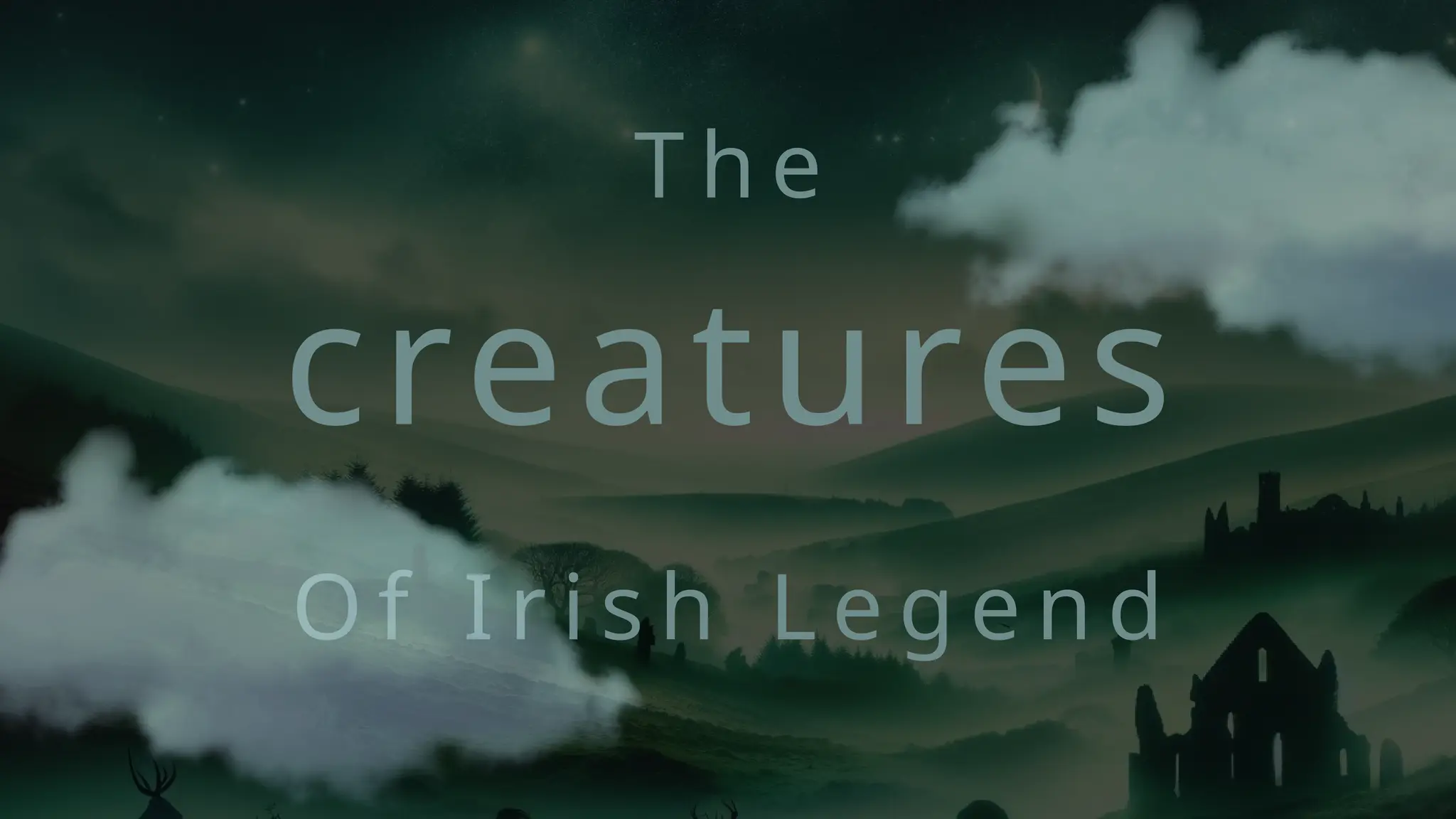 AI designed images of various creatures of Irish myth and folklore | PPT