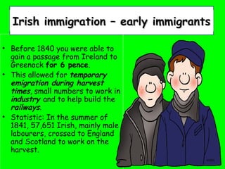 Irish immigration overview | PPT