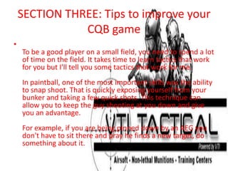 Irishman’S Guide To Cqb | PPTX