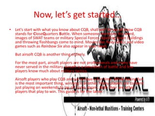 Irishman’S Guide To Cqb | PPTX