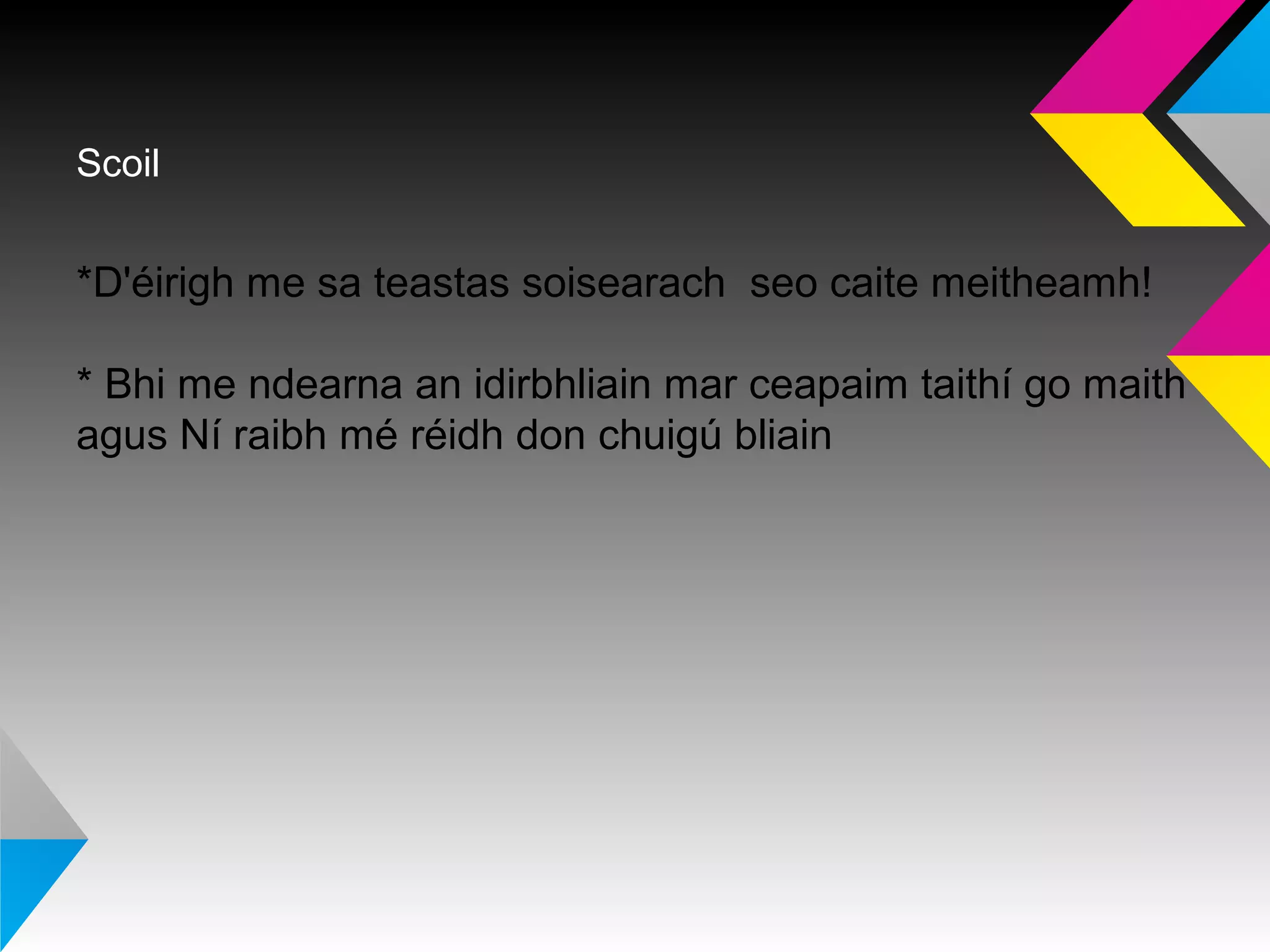 Irish me fein | ODP