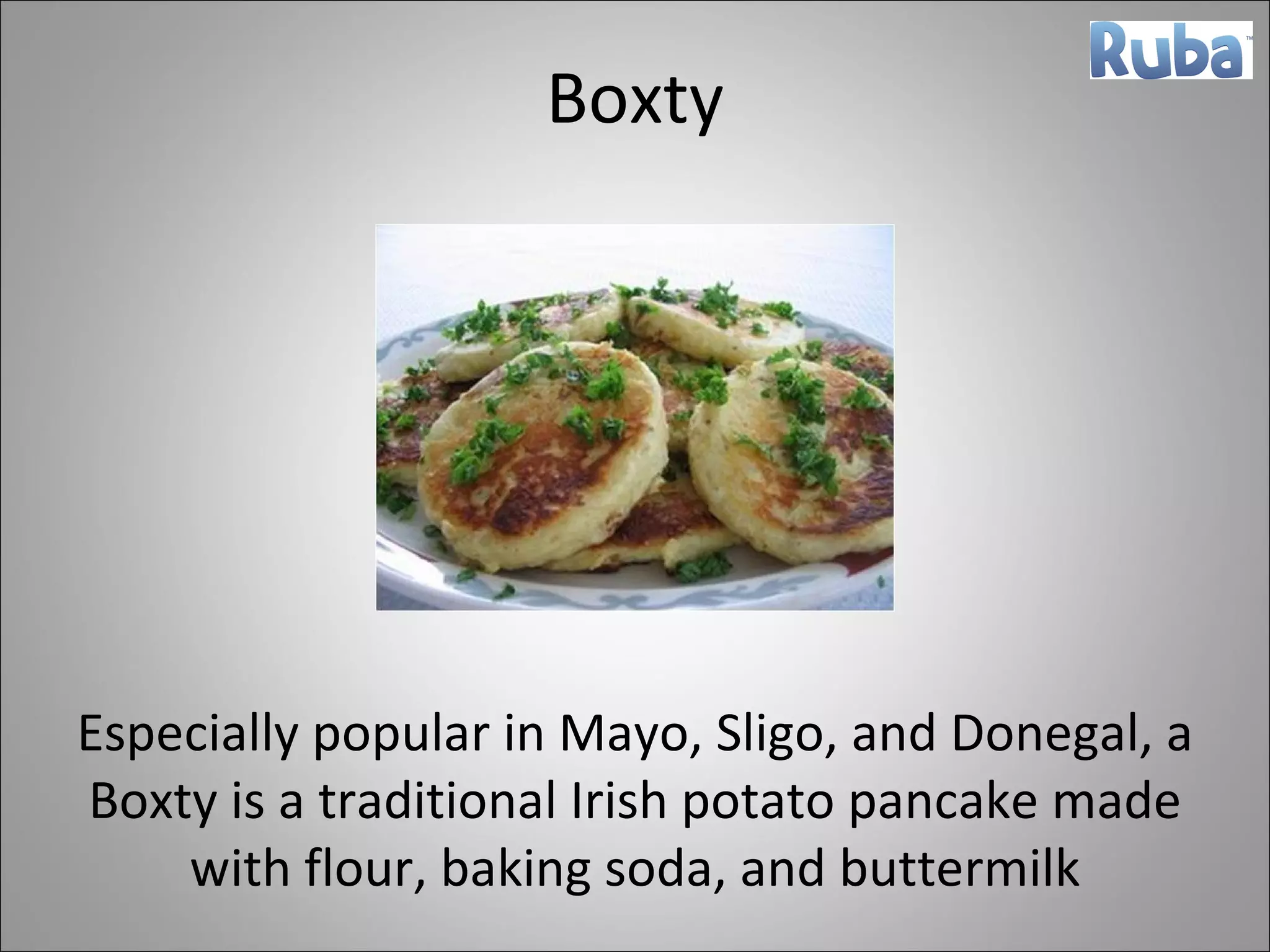 Irish menu | PPT
