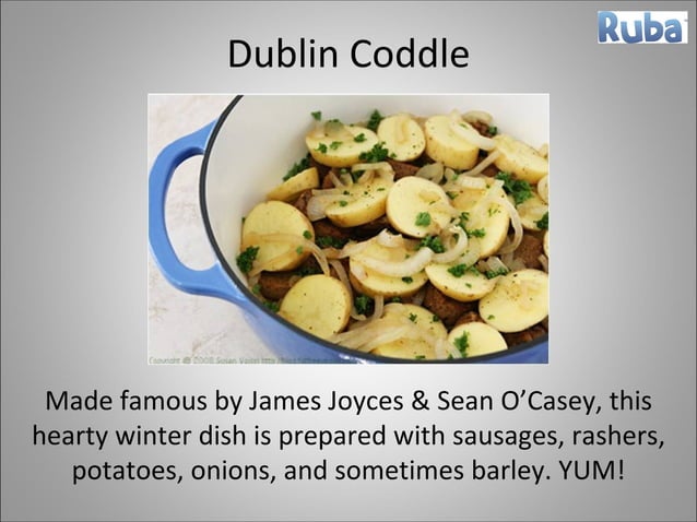 Irish Menu | PPT