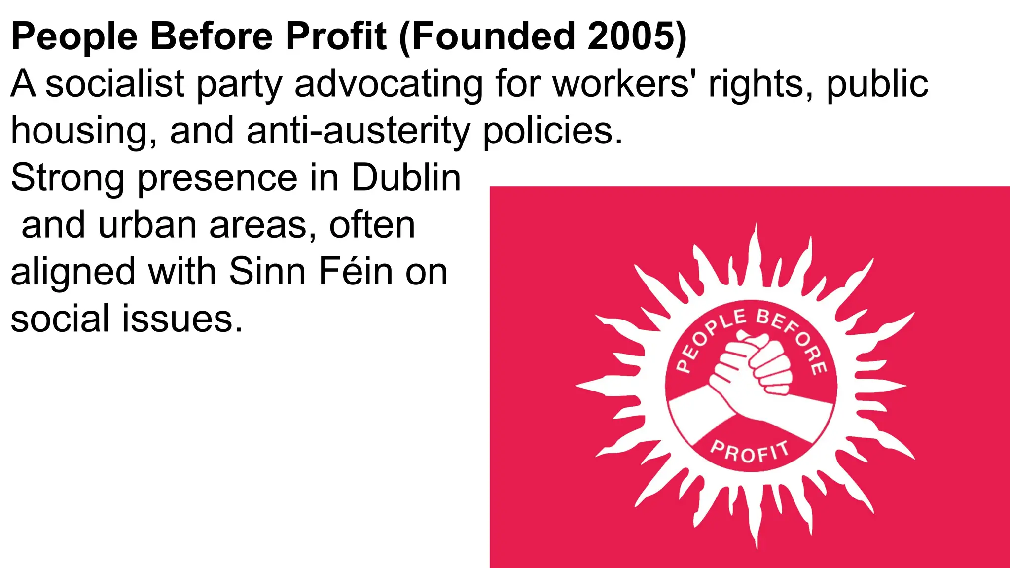 Irish Political History and Current Parties.pptx