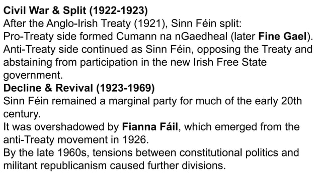 Irish Political History and Current Parties.pptx