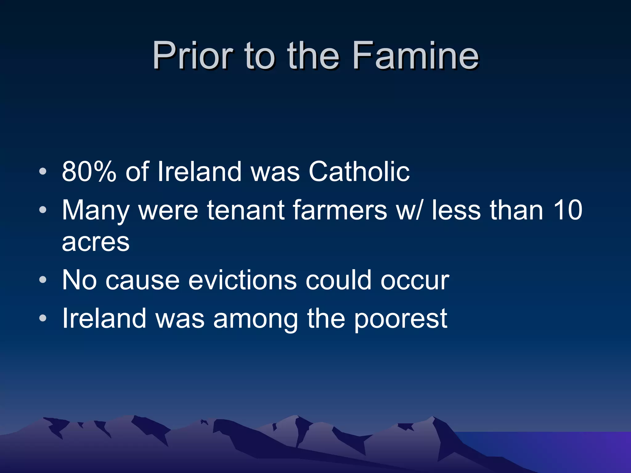 Irish Potato Famine | PPT
