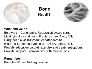 Irish Practice Nurses Association - North Dublin Branch Bone Health ...