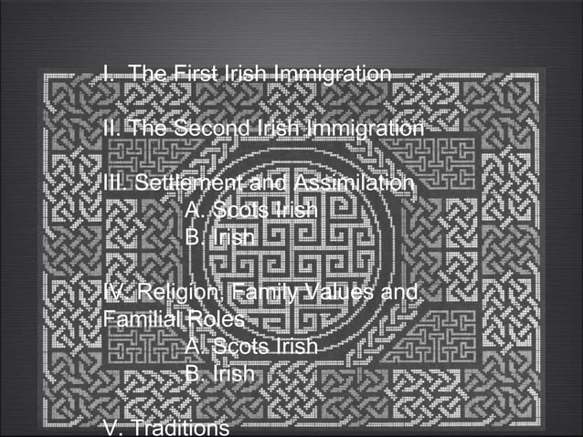 Irish presentation slides | PPT
