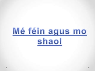 Irish project -me fein agus mo shaol | PPTX