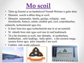 Irish project -me fein agus mo shaol | PPTX