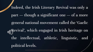 Irish revival | PPTX
